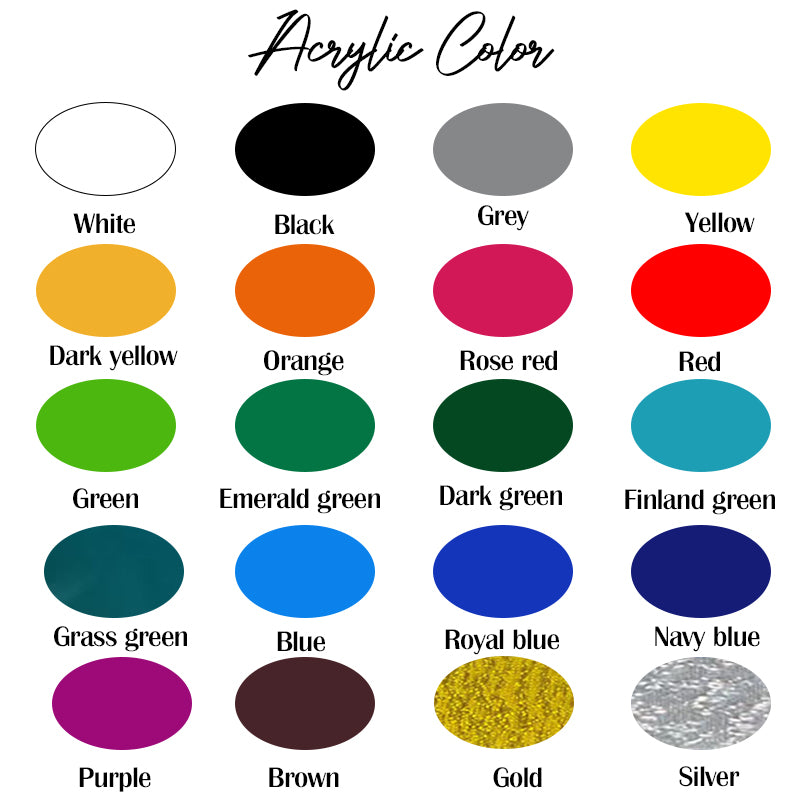 Custom Cursive Font Car Emblem - Custom Colors – Giftsidear