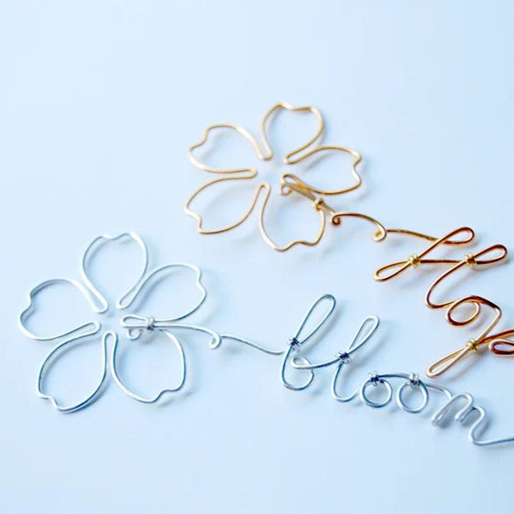 Sakura Wire Name Decor, Cherry Blossom Wire, Flower Wire Name, Sakura ...