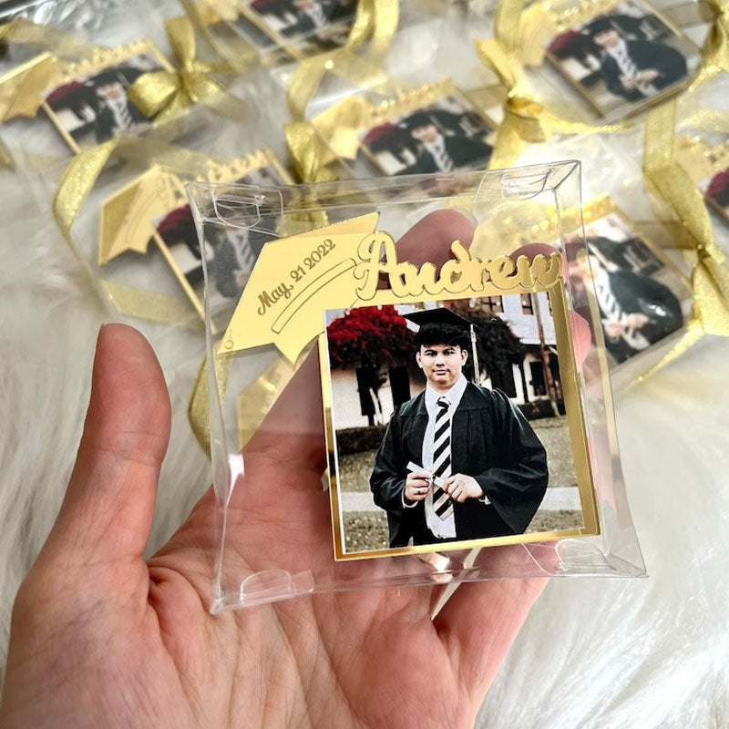 Custom Graduation Photo Magnet, Graduation Cap Fridge Magnet – Giftsidear