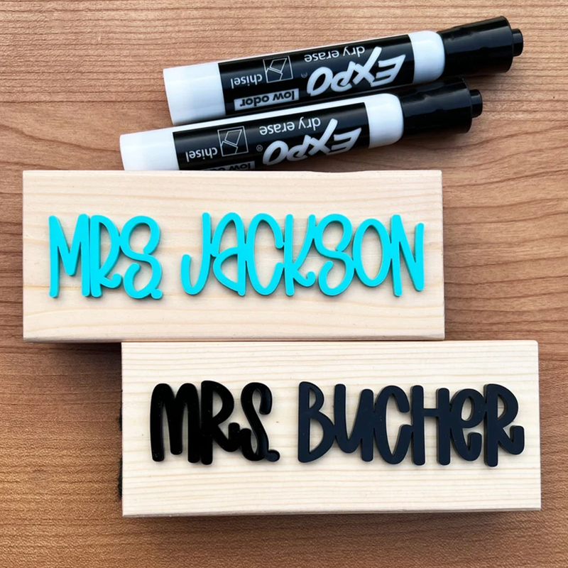 Personalised Whiteboard Eraser and Expo Markers,Thank You Gift – Giftsidear