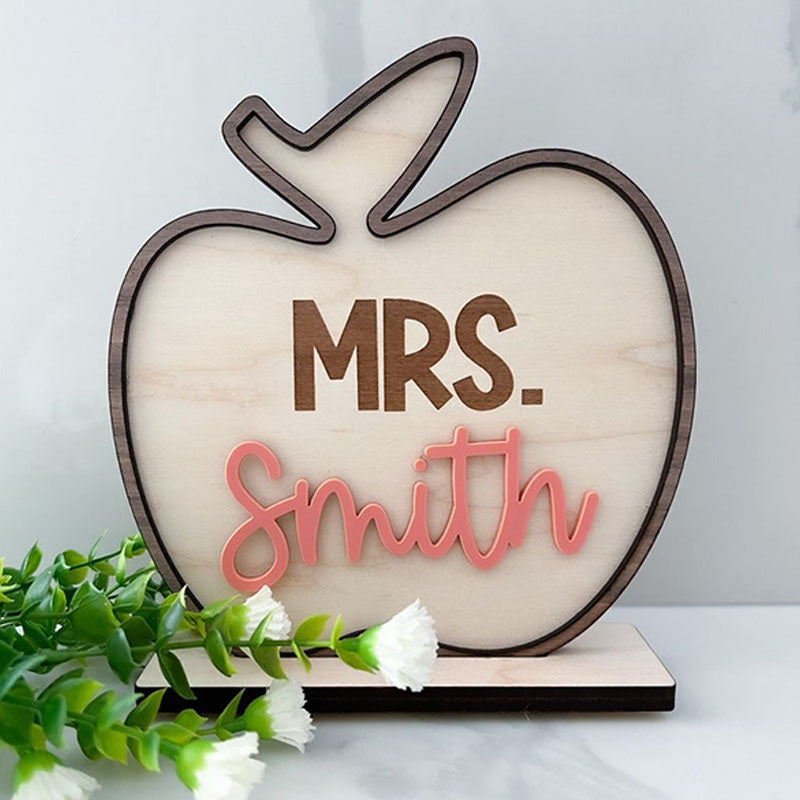Personalized Teacher Sign, Teacher Desk Sign, Custom Teacher Gift ...