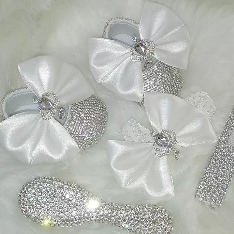 Newborn Baby Girl Bling Rhinestone Shoes – Giftsidear