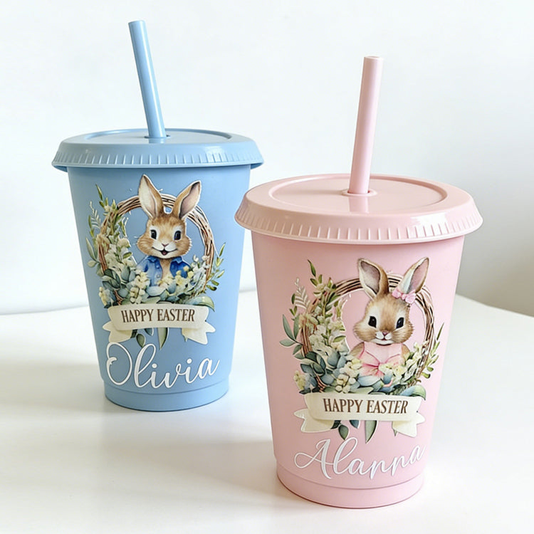 personalised Easter cold cup/ Easter bunny cold cup/16oz cold cup ...