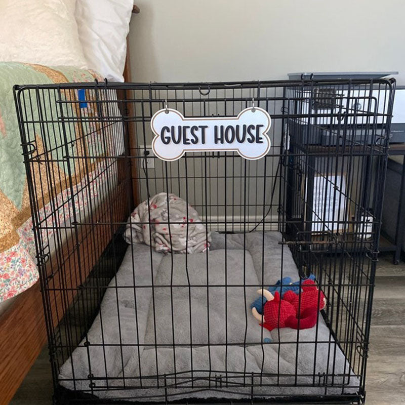 Personalized Crate Sign, Custom Dog Decor, Hanging Crate Sign, Custom ...