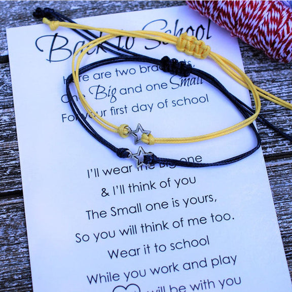 Back to School Bracelets First Day of School Bracelet Star Bracelet ...