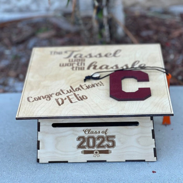 Personalized Graduation Cap Card Box – Giftsidear