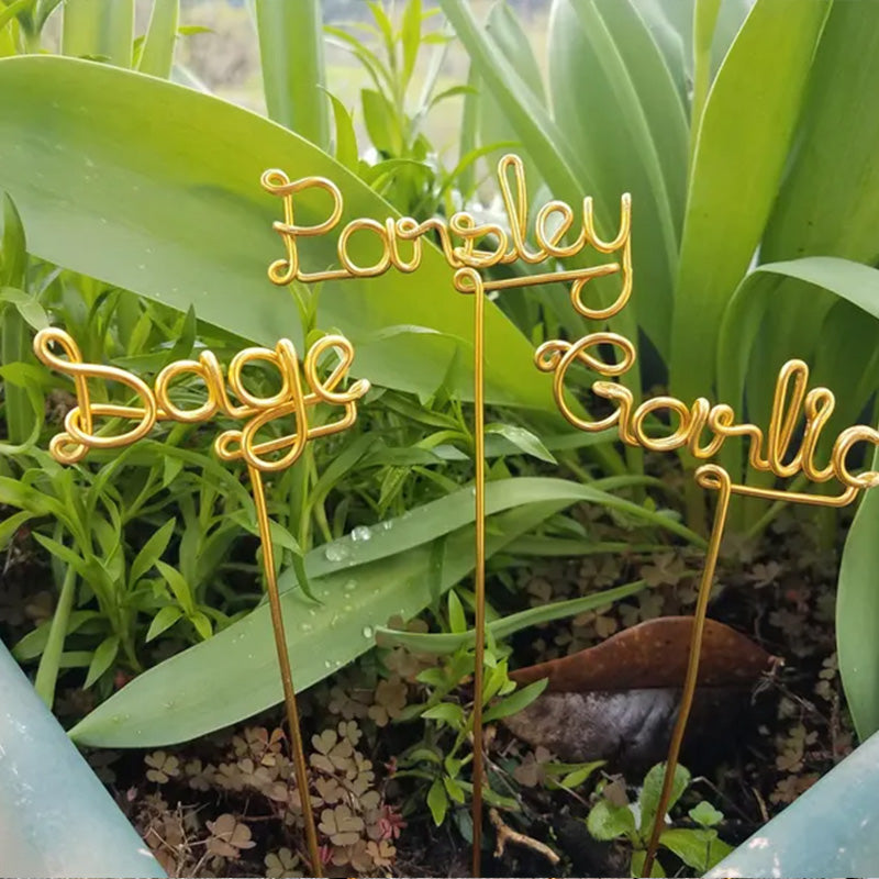 Plant Markers -Rustic Garden Sign -Potted Plants - Herb Garden – Giftsidear
