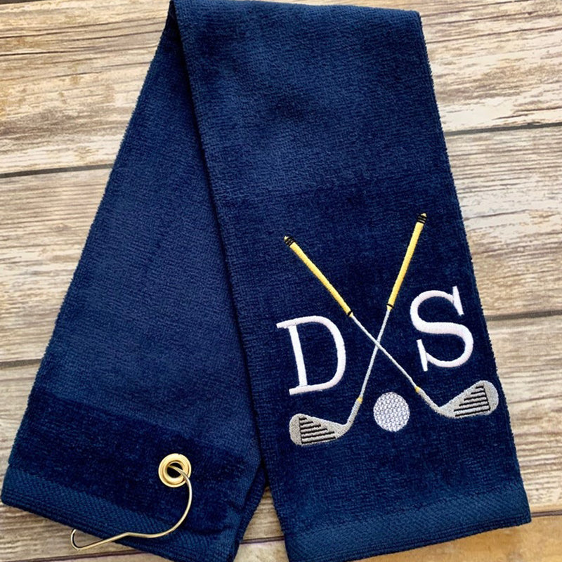 Personalized Golf Towel, Monogrammed Golf Towel – Giftsidear