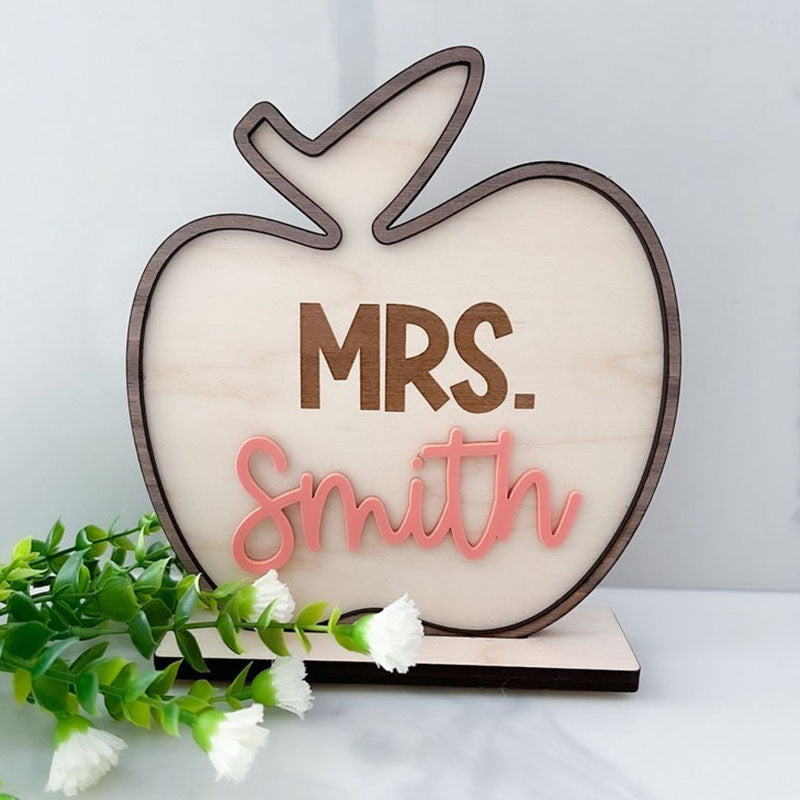Personalized Teacher Sign, Teacher Desk Sign, Custom Teacher Gift ...