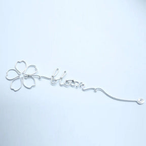 Sakura Wire Name Decor, Cherry Blossom Wire, Flower Wire Name, Sakura ...