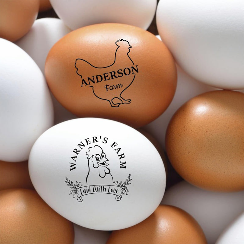 Custom Egg Stamp! Farm Stamp | Egg Marking | Egg Stamper | Egg Carton ...