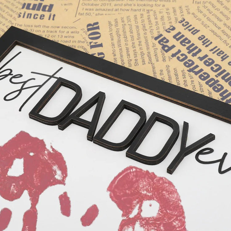 Best Dad Ever Hand Down,Personalized Fathers Day Gift,Custom Family ...