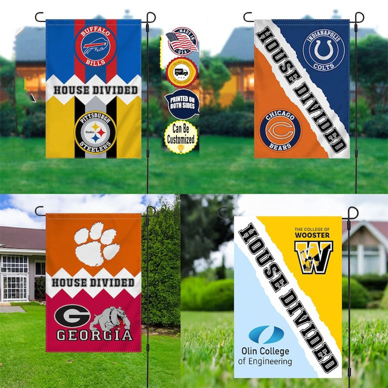 Personalized House Divided Heart United Flag – Giftsidear