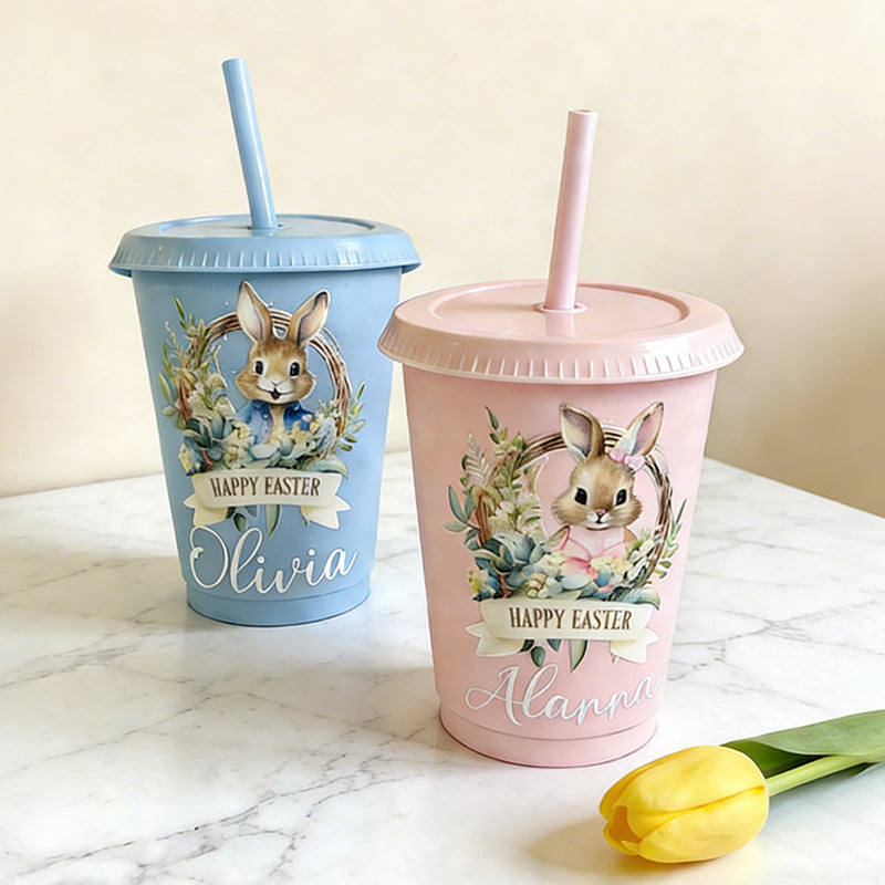 personalised Easter cold cup/ Easter bunny cold cup/16oz cold cup ...